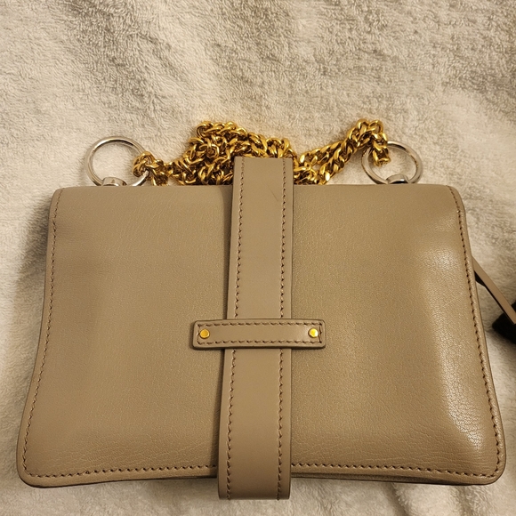 Chloe | Bags | Chloe Shiny Goatskin Calfskin Aby Chain Shoulder Bag ...